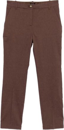 Pinko Pinko, Femme, Pantalons, Brun, Taille: 36 FR Slim-fit Pantalons