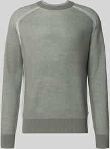 Boss Orange by Hugo Boss Regular Fit Strickpullover aus Schurwoll-Mix Modell AKAJER