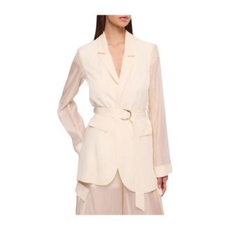 Gaud&igrave; Femme, Vestes, Beige, Taille: 40 FR Vestes Gaud&igrave;