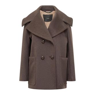 Max Mara Femme, Manteaux, Brun, Taille: 36 FR Manteau Crois&eacute; Mario