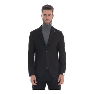 Paoloni Homme, Vestes, Noir, Taille: 3XL Decostruita Jacket