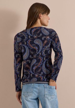 Cecil Langarmshirt mit U-Boot-Ausschnitt