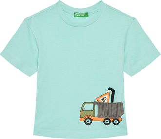 Benetton United Colors Of Benetton T-Shirt 3I1XG10J6 Grün Regular Fit