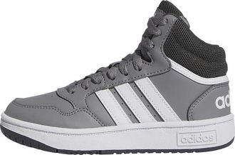adidas Unisex Kinder Hoops Mid Shoes, Grey Three/Cloud White/Grey Six, 36 2/3