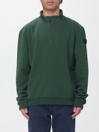 Peuterey Sweat de sport en coton avec col montant et demi-zip
