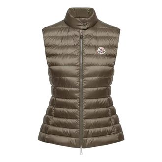 Moncler Daunenweste - - Jackets - Damen - Gr&uuml;n - XL