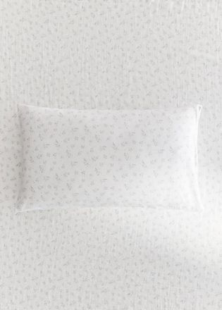 Mango Housse de coussin enfant en coton fleurs 30x50 cm blanc - Home - 30x50cm - MANGO HOME