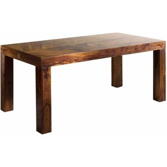 Massivmoebel24 Esstisch Sheesham 180x90x76 life honey lackiert metro life 171