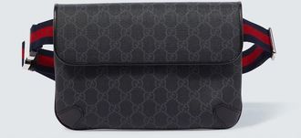Gucci G&uuml;rteltasche Web Stripe GG aus Canvas