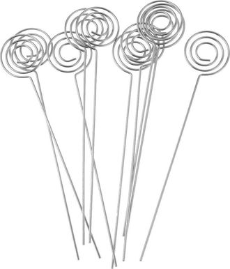 Perfeclan 10 Stück Metal Memo Clip Fotohalter Clip Tischkartenhalter Memohalter, Foto Clips Halter für Hochzeit Büro Wohnung Geburtstagsparty Kinder Party - Run