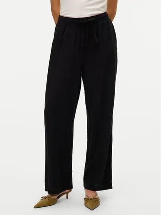 Vero Moda Stoffhose Linn 10305091 Schwarz Loose Fit