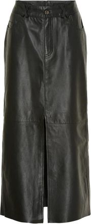 Notyz Notyz, Femme, Jupes, Noir, Taille: 40 FR Long Skirt Skind 11308