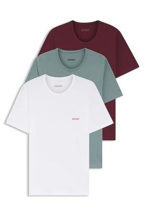 HUGO BOSS Hugo T- Shirt RN Triplet P 10268102 sous-v&ecirc;tement, Open Miscellaneous, M (Lot de 3) Hommes