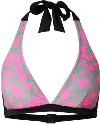 Bogner Fire + Ice Bikini-Top Jasmin f&uuml;r Damen - Eukalyptus/Pink - 42