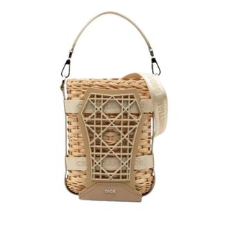 Dior Pre-owned Sac seau en raphia - Femme - Pre-owned - Beige - Taille: ONE Size