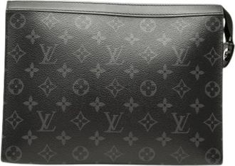 Louis Vuitton Pre-owned Monogram Eclipse Canvas Clutch - Femme - Pre-owned - Noir - Taille: ONE Size