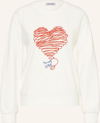 More & More More & More Sweatshirt weiss