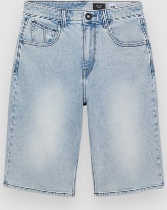 Volcom Billow Denim Kids Shorts desert dirt indigo