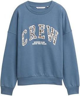 Tom Tailor Denim TOM TAILOR 1045508 Maillot de surv&ecirc;tement, 28969-Dusty Denim Blue, L Femme