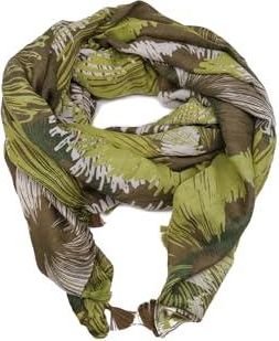 Queen Helena Écharpe Chaude dHiver à Motif pour Femme SC22-14 vert, Taille unique