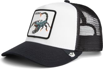 Goorin Brothers Cap Gorra goorin bros blanca escorpion deadly trucker cap