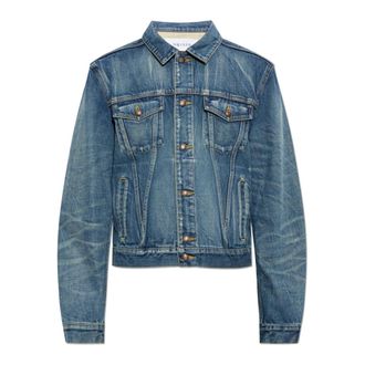 Alexander McQueen Vintage-Effekt Denimjacke - - Jackets - Herren - Blau - XL