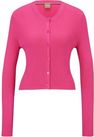 HUGO BOSS Fahara Strickjacke f&uuml;r Damen (Pink)