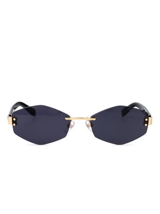 Marc Jacobs lunettes de soleil Air &agrave; design sans monture - Or