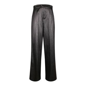 Federica Tosi Wide Hosen - - Trousers - Damen - Schwarzk - L