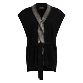 Moorer Strickware - - Knitwear - Damen - Schwarzk - L