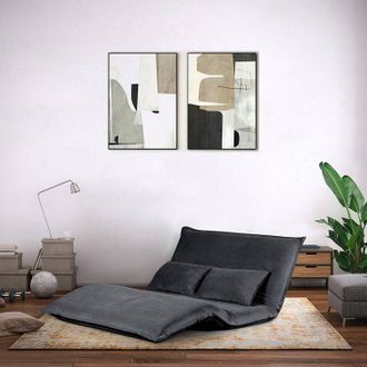 Mørteens home24 Schlafsofa Jake Grau Cordstoff Winka 150 x 75 x 85cm