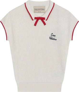 Valentino Garavani Femme, Pulls, Beige, Taille: 38 FR Pull Chez