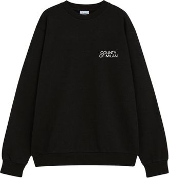 Marcelo Burlon Homme, Sweatshirts et sweats &agrave; capuche, Noir, Taille: L SweaT-shirt Mancotone