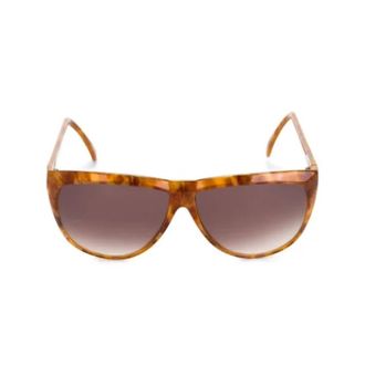Saint Laurent Pre-owned Acetat sonnenbrillen - - Pre-owned - Damen - Braun - ONE SIZE