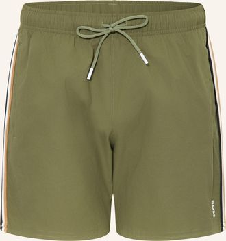 HUGO BOSS Badeshorts Iconic gruen