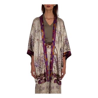 Pierre-Louis Mascia Kimono in seta - - Blouses & Shirts - Damen - Mehrfarbig - ONE SIZE