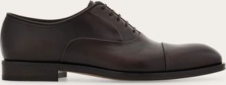 Ferragamo Herren Captoe-Oxford-Schuh Braun Gr&ouml;&szlig;e 39.5