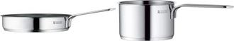 WMF Mini Bratpfanne beschichtet klein 18 cm & Mini Stielkasserolle 10cm, klein, ohne Deckel, kleiner Topf Induktion 0,5l