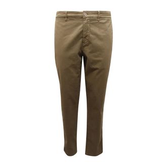 Brooksfield Slim Fit Gr&uuml;ne Hose Indigo F&auml;rbung - - Trousers - Herren - Gr&uuml;n - 2XL