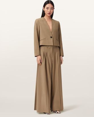 AllSaints Poppy - Hose in Sandbraun