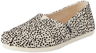 Toms Damen Alpargata Flacher Slipper, Nebelbeflockter Mini-Geparden, 35.5 EU