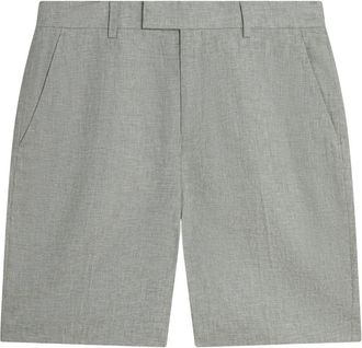 Ted Baker Kelleys Stretch-leinen-shorts In Hellgr&uuml;n