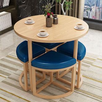 Generic Fr&uuml;hst&uuml;cksecke, runder Tisch mit St&uuml;hlen, Fr&uuml;hst&uuml;cksbar mit Tisch und St&uuml;hlen, moderner K&uuml;chentisch f&uuml;rs Abendessen