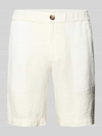 Mazine Regular Fit Leinenshorts mit Eingrifftaschen