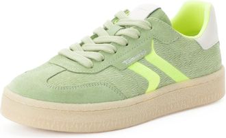 Tamaris Damen Sneaker Low Cut, gr&uuml;n (SAGE/NEON),40