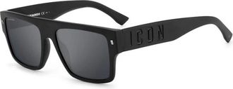 Dsquared2 Homme, Accessoires, Noir, Taille: 56 MM Icon 0003/S 003(T4) Lunettes de soleil