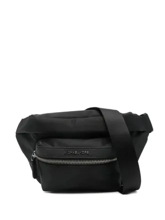 Michael Kors sac banane Brooklyn &agrave; poche zipp&eacute;e - Noir