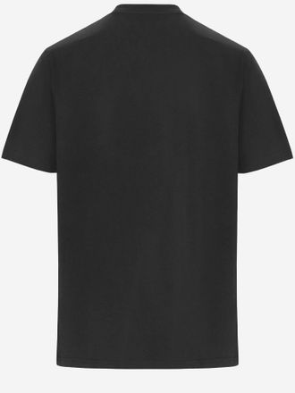 Maison Kitsun&eacute; Mens T-Shirt Cotton Black Organic T-Shirts And Polos