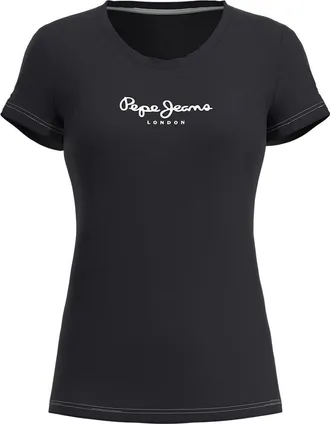 Pepe Jeans London Damen New Virginia Ss N T-Shirts, 999black, XS
