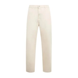 Carhartt Work in Progress Locker Geschnittene Baumwoll-Twill-Hose - - Trousers - Herren - Wei&szlig; - L